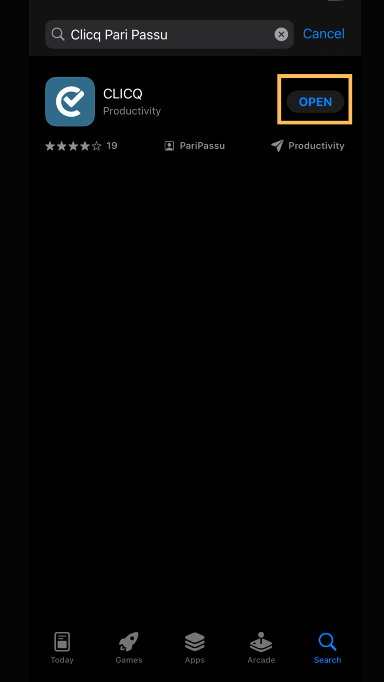 How to install the CLICQ Application?
