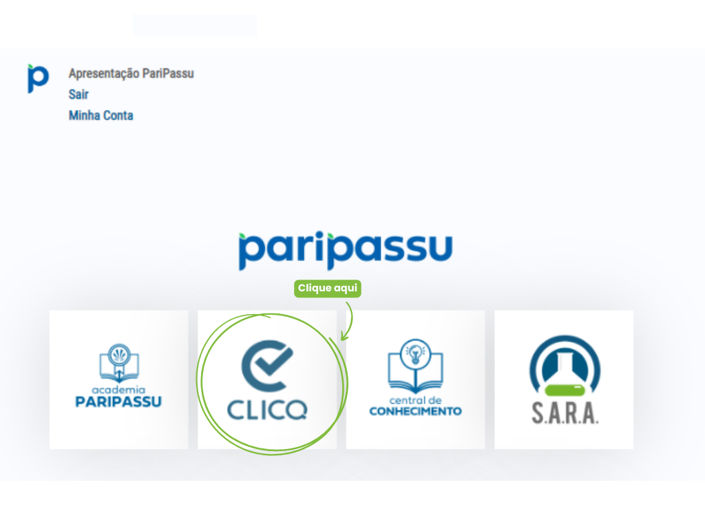 Como aplicar um questionário usando o CLICQ?